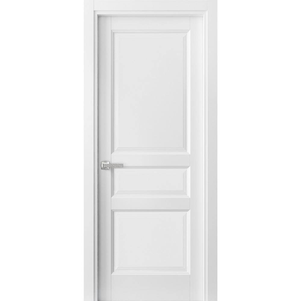 Sartodoors 32 in. x 96 in. 1 Panel White Finished Solid Wood Sliding ...
