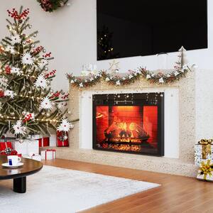 Clihome 72 in. 1500W Wall Mounted Installation Electric Fireplace in ...