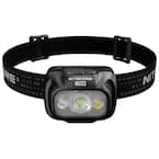 NITECORE 400 Lumen LED Rechargeable Headlamp with White Red Floodlight ...