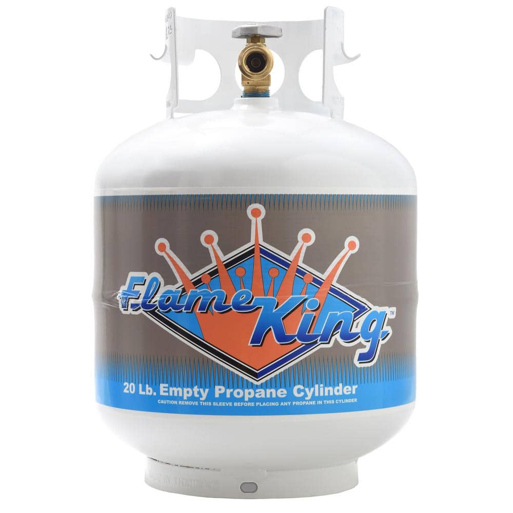 Flame King 20 lbs. Empty Propane Cylinder with Overflow Protection ...