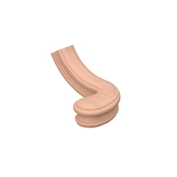 EVERMARK Stair Parts 7740 Unfinished Red Oak Left-Hand Turn-Out ...