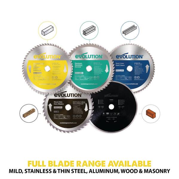 Evolution 185mm Multi-Material Cutting 16T Blade Evolution Tools ...