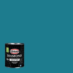 Glidden Premium 1 qt. Bermuda PPG1150-6 Flat Exterior Latex Paint ...