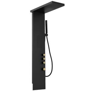 BWE 1-Jet Rainfall Shower Tower Shower Panel System with Rainfall ...