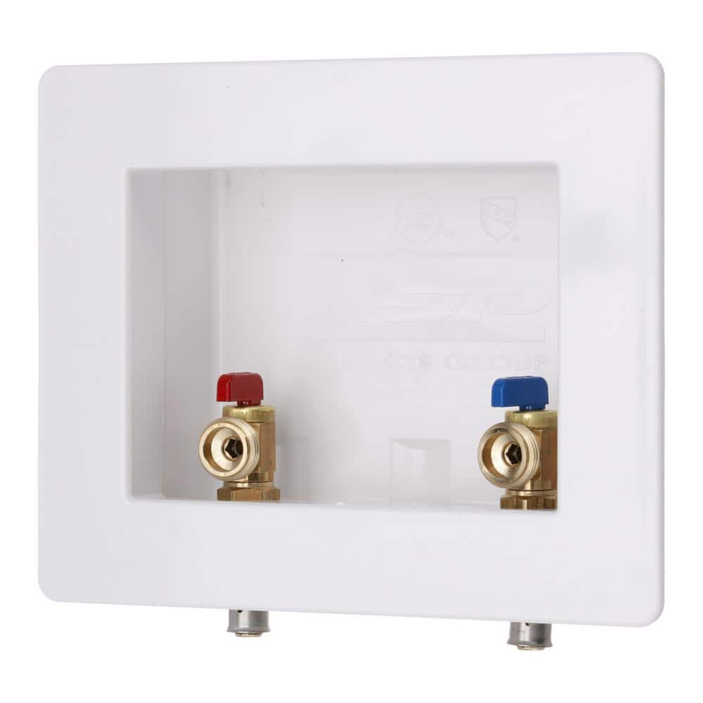Viega PureFlow 1/2 in. Press Fire-Rated Washing Machine Outlet Box w/ 1 ...