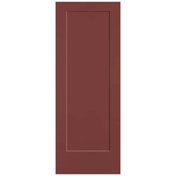 Masonite 30 in. x 80 in. 1-Panel Lincoln Park Single Bore Solid Core ...
