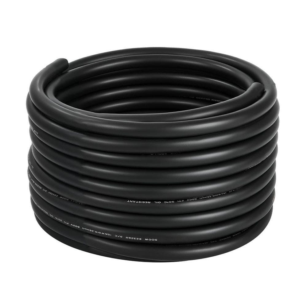 SKYSHALO 50 FT 10AWG Power Cable, 3 Conductor, CPE Jacket, 600V SOOW ...