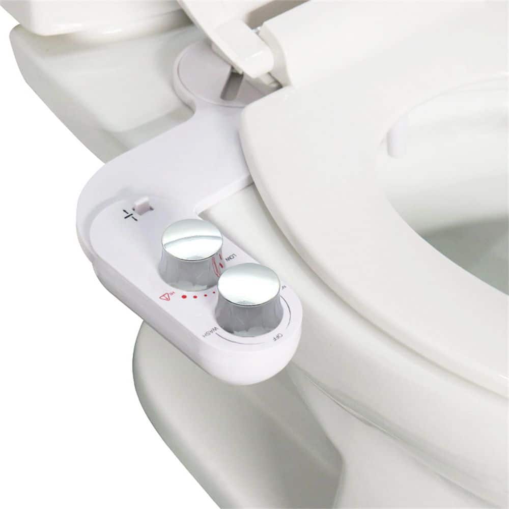 FUNKOL Ultra-Thin Single Nozzle Non-Electric Hot and Cold Bidet Sprayer ...