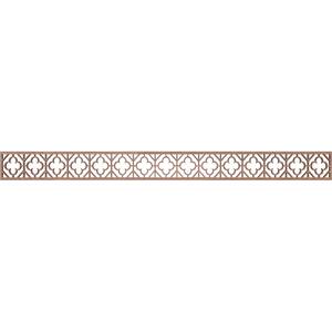 Ekena Millwork Hazelton Fretwork 0.375 in. D x 47 in. W x 12 in. L PVC ...