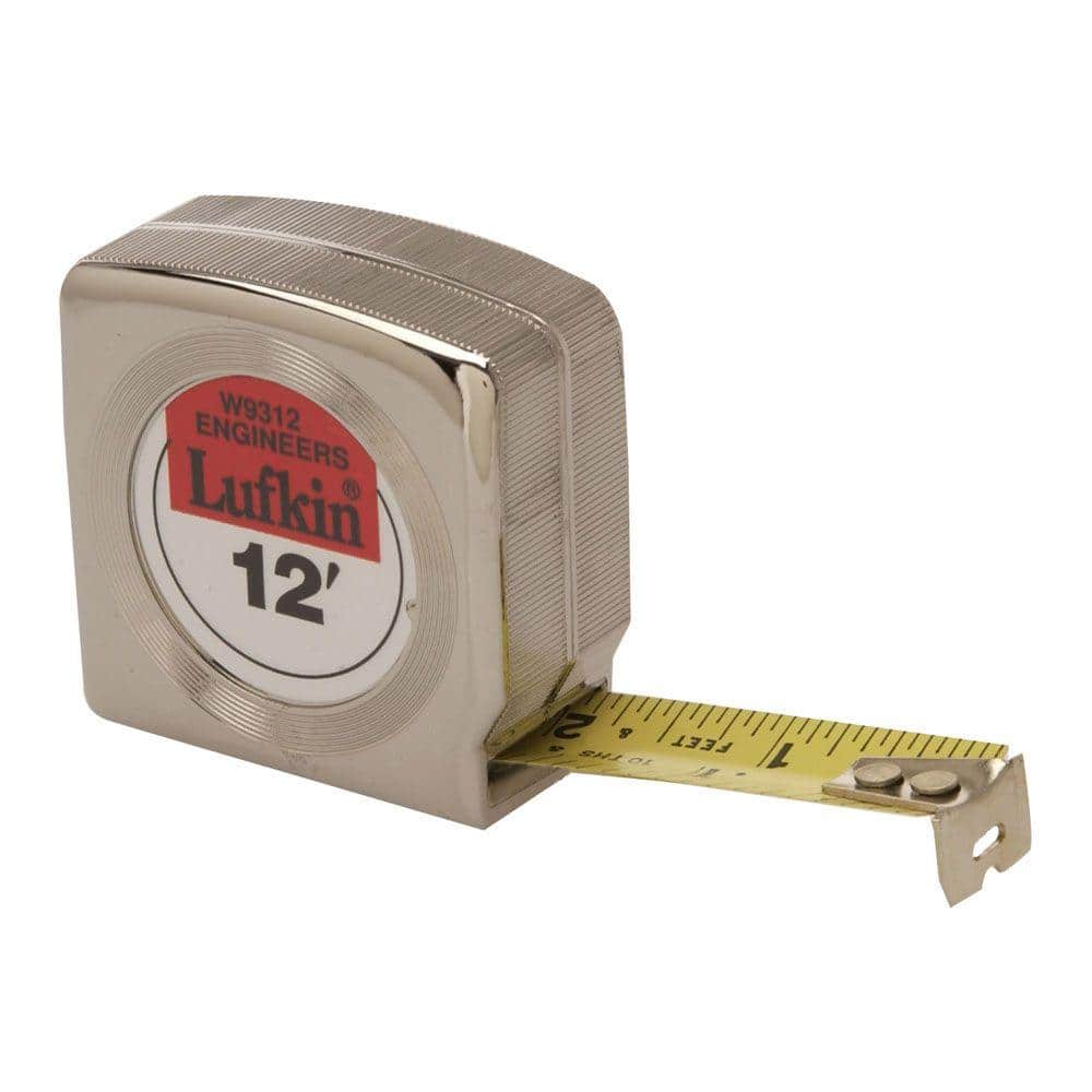 Crescent Lufkin 3/4 in. x 12 ft. Power Return Tape Measure W9312 - The ...