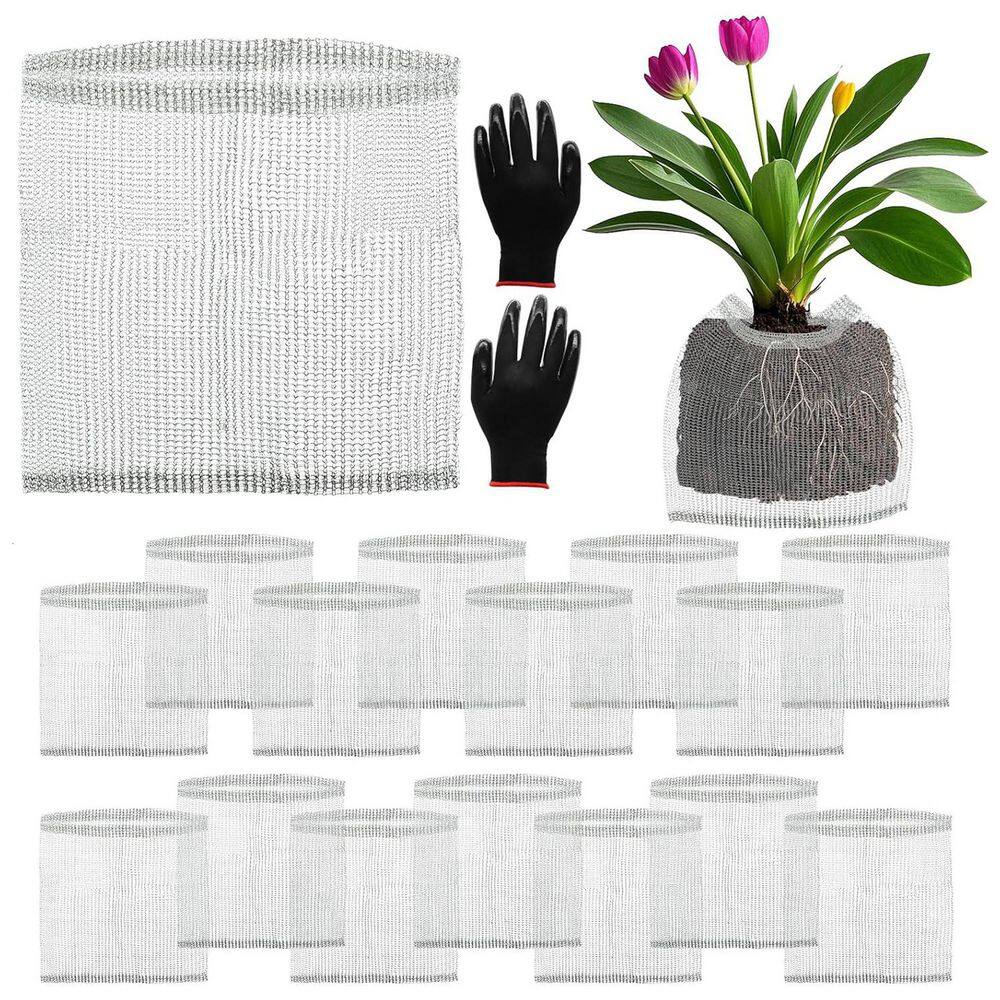 ATENGNES 16-Piece 3 Gal. Root Guard Gopher Proof Stainless Wire Steel ...