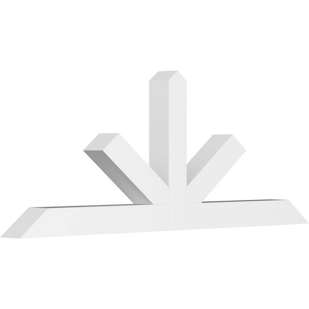 Ekena Millwork Saratoga 96 in. W x 36 in. H x 6 in. D Signature ...