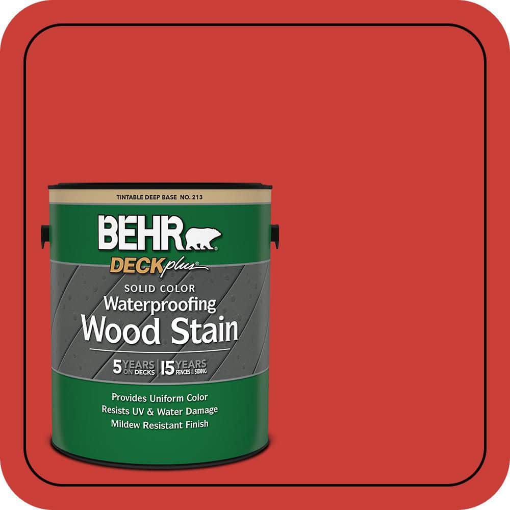 BEHR DECKplus 1 gal. #P170-7 100 Mph Solid Color Waterproofing Exterior ...