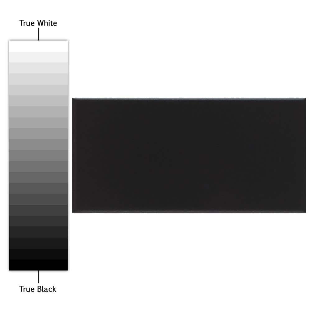 Merola Tile Crown Heights Matte Black 3 in. x 6 in. Ceramic Wall Tile ...
