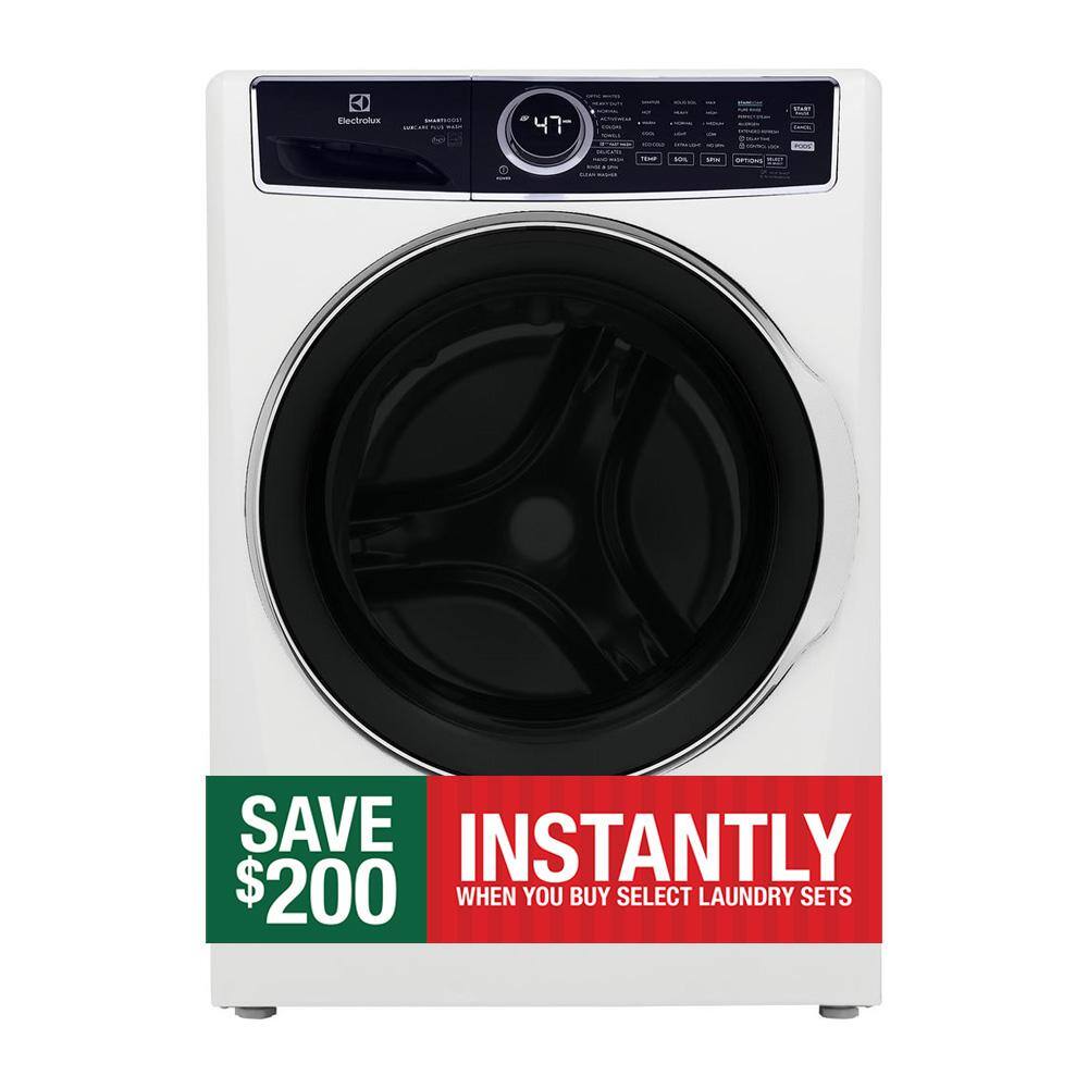 Electrolux 27 in. W 4.5 cu. ft. Front Load Washer with SmartBoost ...