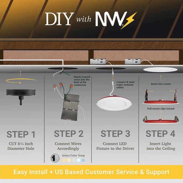 6 Inch Round Led Ceiling Lights | Shelly Lighting