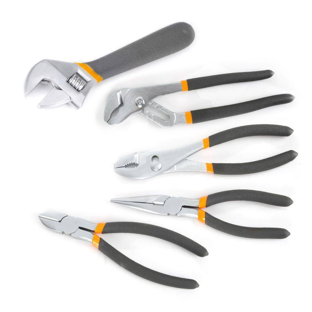 Anvil Plier Set (5-Piece) 012243 - The Home Depot