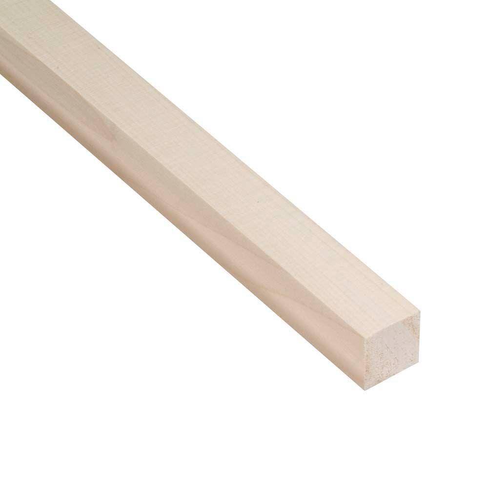 Waddell 36 in. x 1/2 in. Basswood Square Dowel 109420 - The Home Depot
