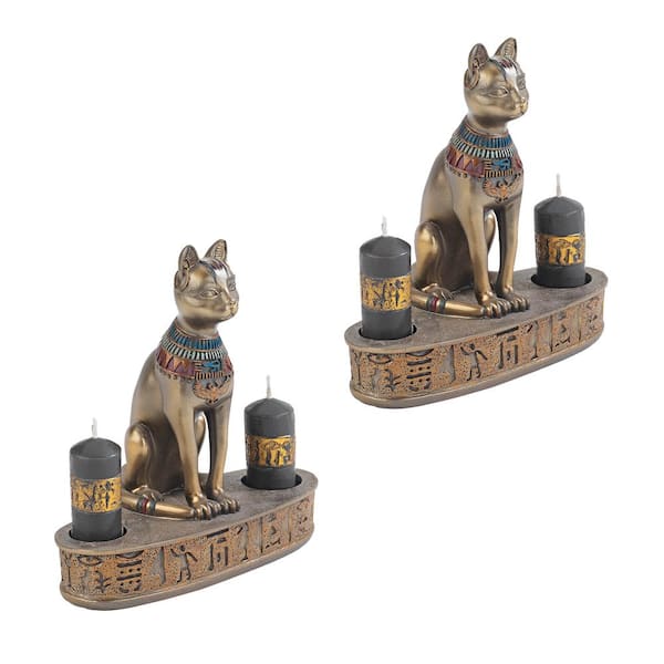 Design Toscano Altar of the Goddess Bastet, Set of Two QL9194545 - The ...