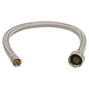 PLUMBFLEX Toilet Connector Water Line 3/8 in. x 7/8 in. Female ...