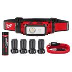 Milwaukee 600 Lumens LED REDLITHIUM Hard Hat Headlamp 2163-21 - The ...