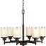 Progress Lighting Alexa Collection 4-Light Antique Bronze Chandelier ...