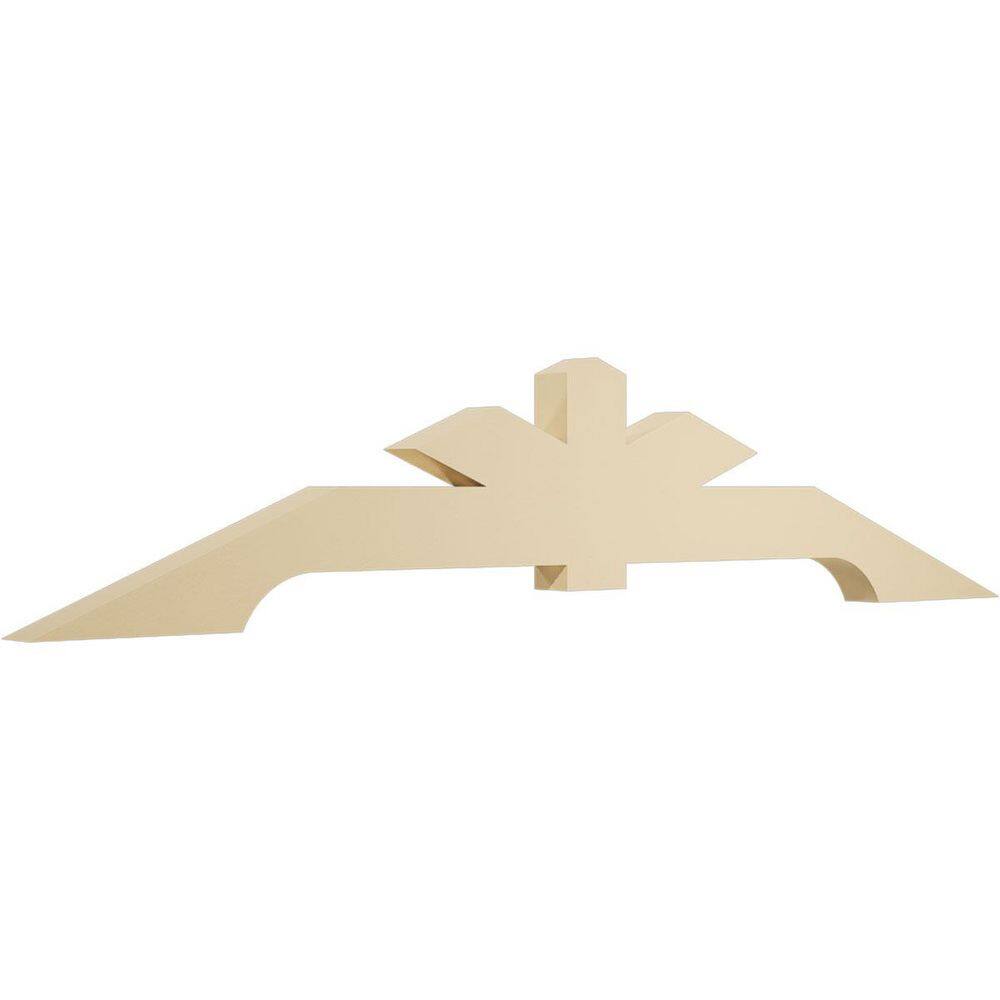 Ekena Millwork 96 in. W x 20 in. H x 4 in. D x 6 in. F, 5/12 Pitch ...