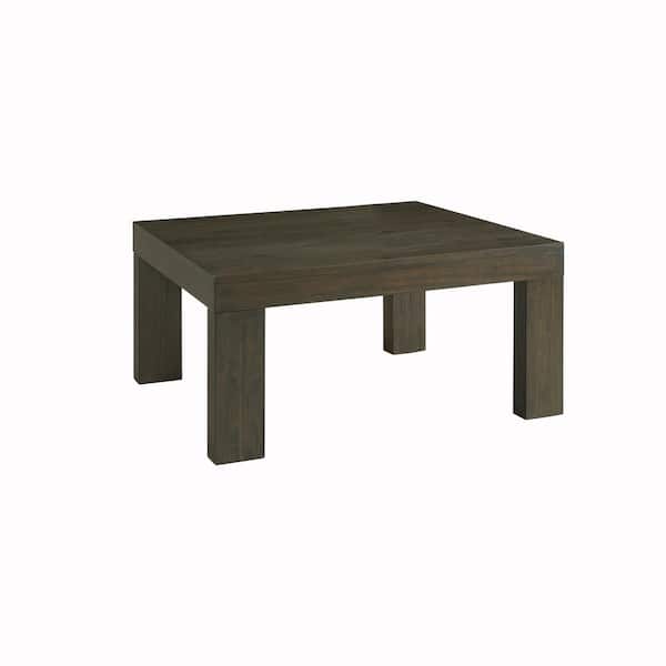 Picket House Furnishings Jasper 48 in. Dark Brown Square Wood Coffee ...