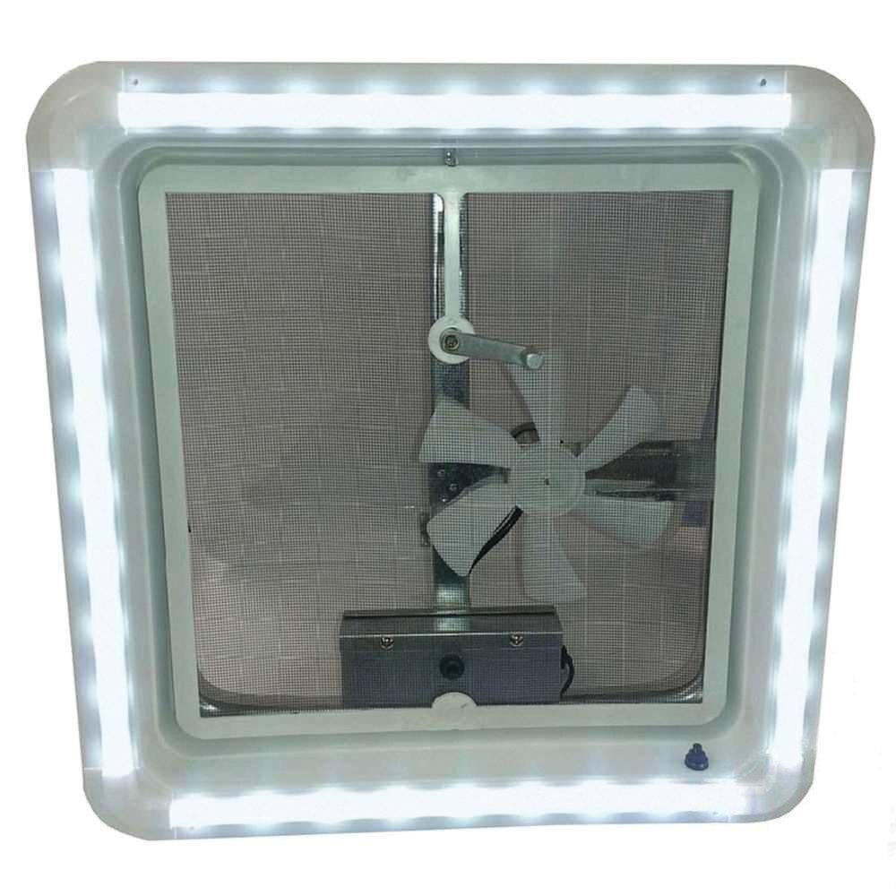 Heng LED Vent Trim Kit White Lens Ring Diffuser in Warm White Light HG ...