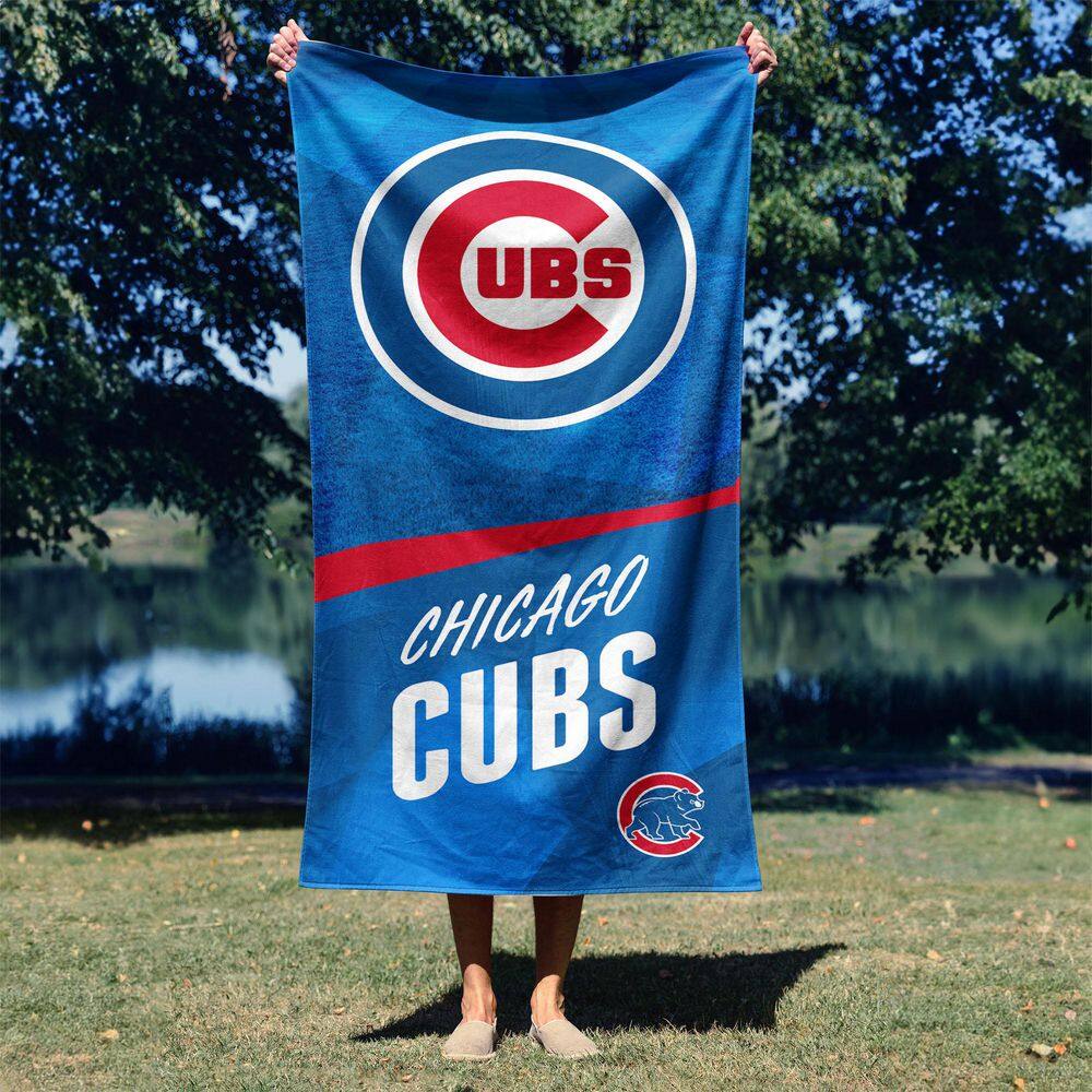 THE NORTHWEST GROUP Chicago Cubs MLB Stretch Microfiber Beach Towel 30 ...
