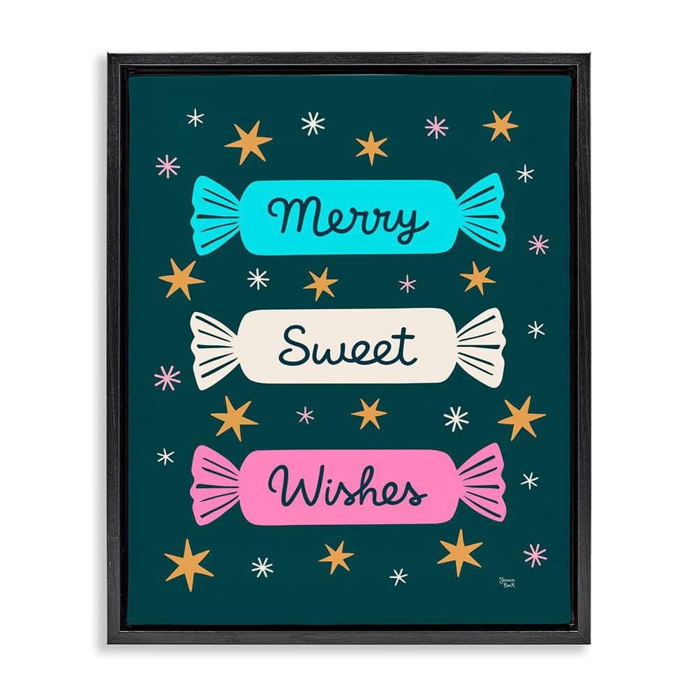 Stupell Industries Merry Sweet Wishes Candies by Jessica Beck 1 Piece ...