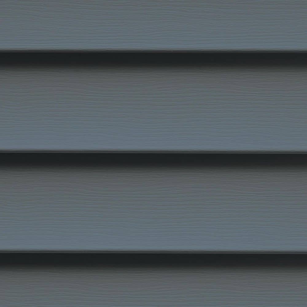 CertainTeed Mainstreet 8 in. x 150 in. Pacific Blue Double 4 Vinyl Lap ...