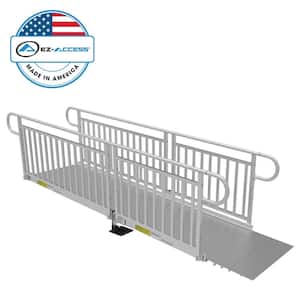 EZ-ACCESS PATHWAY 3G 12 ft. Wheelchair Ramp Kit with Solid Surface ...