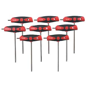 Klein Tools 6 in. Journeyman Metric Ball-End T-Handle Set with Stand (8 ...