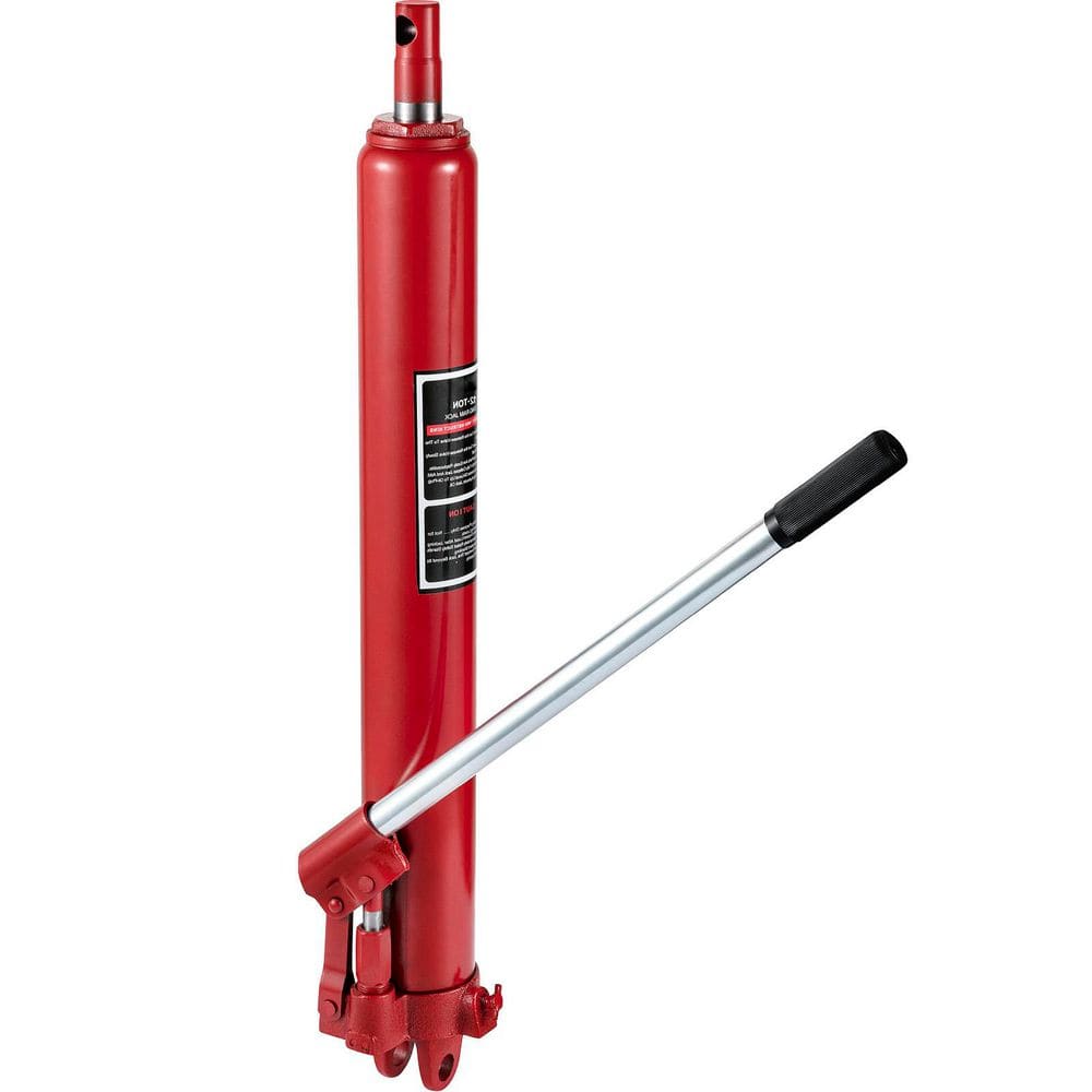 VEVOR Hydraulic Long Ram Jack, 12-Tons/26455 lbs. Capacity, with Single ...