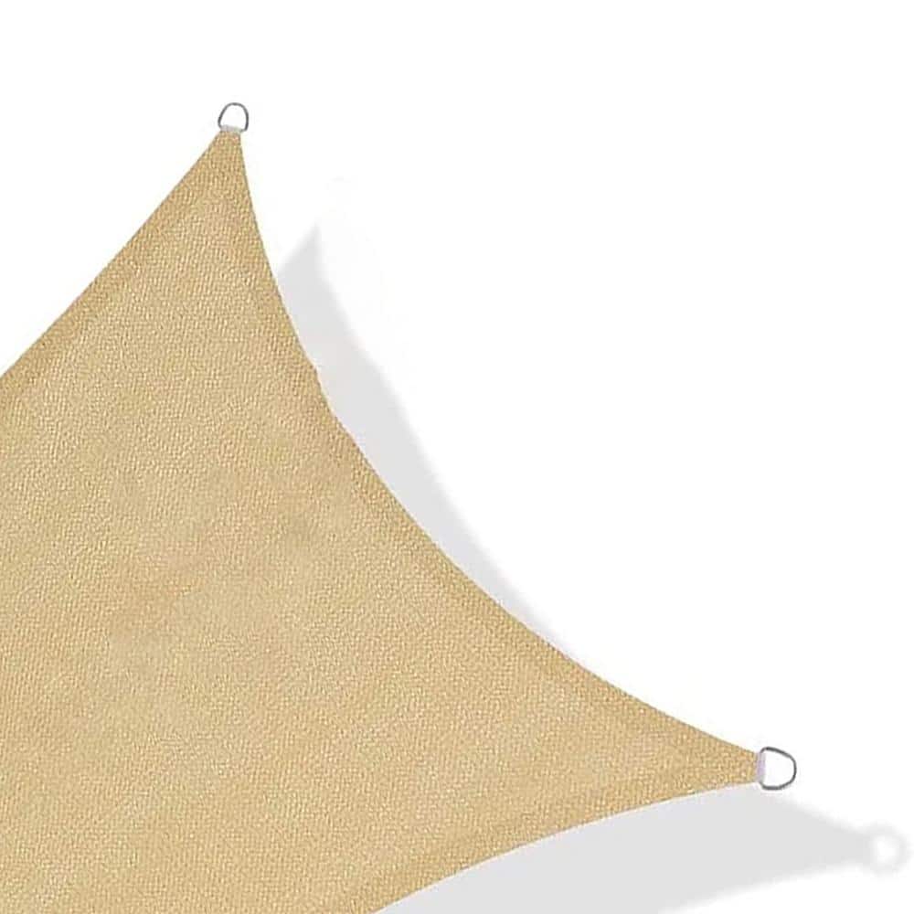 Phewnyzo 10 ft. x 13 ft. Sun Shade Sail Rectangle Sand UV Block ...