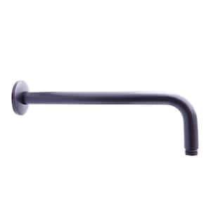 Dyconn 12 in. Right Angled Shower Arm with Flange in Oil Rubbed Bronze ...