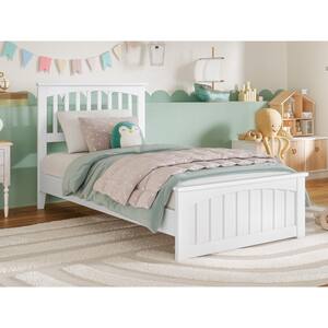 Low white single bed store