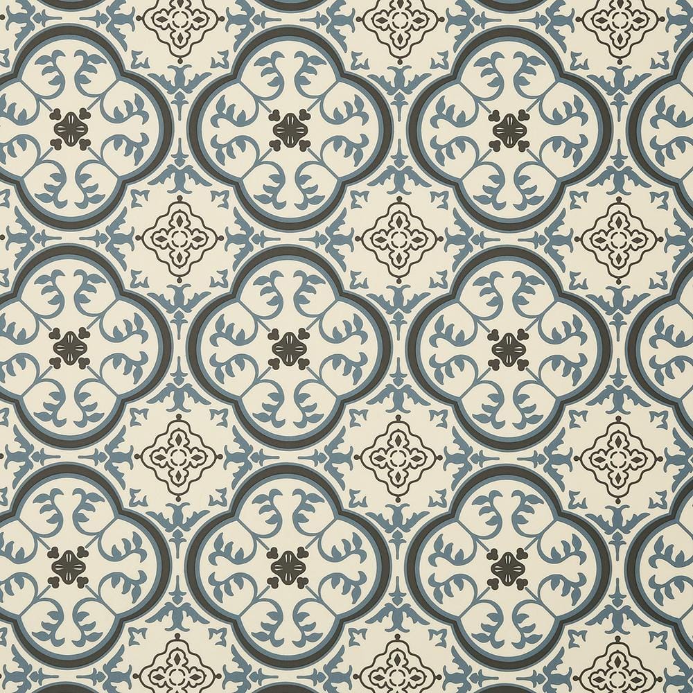 Mohawk Take Home Sample - Floral White 12 MIL 6 in. x 9 in. Waterproof ...