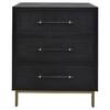 Hopper Studio Sophia 3-Drawer Black Chest of Drawers 7185BK864BCY54 ...