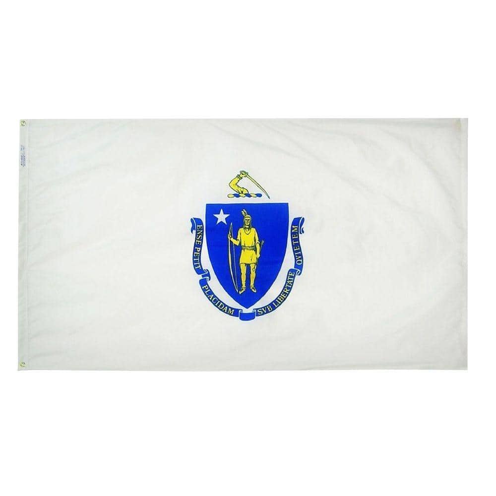 Annin Flagmakers 3 ft. x 5 ft. Massachusetts State Flag 142460 - The ...