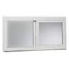 SEEUTEK 32 in. x 16 in. Universal/Reversible Insulated Glass Window ...