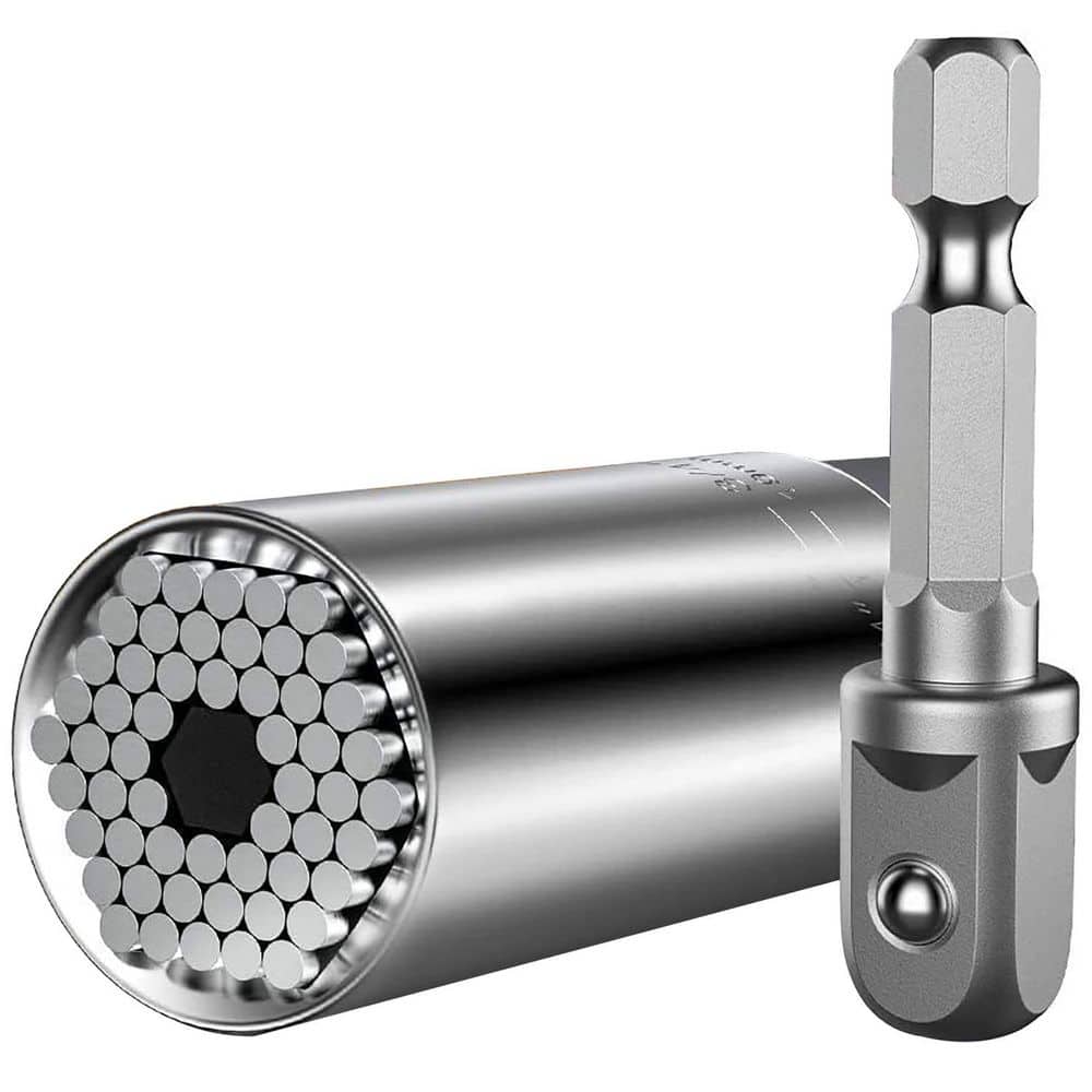 Yichuhaoxi Universal Socket Tool with Power Drill Adapter 7-19mm Grip ...