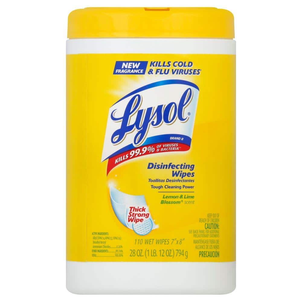 Reviews for Lysol Lemon and Lime Blossom Scent Disinfecting Wipes (110 ...