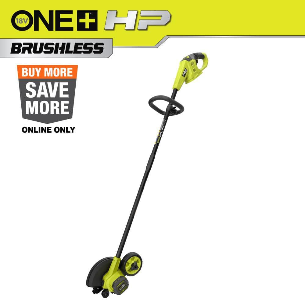 RYOBI ONE+ HP 18V Brushless Edger (Tool Only) P2302BTL - The Home Depot