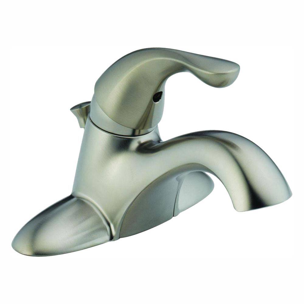 Delta Classic 4 in. Centerset Single-Handle Bathroom Faucet with Metal ...
