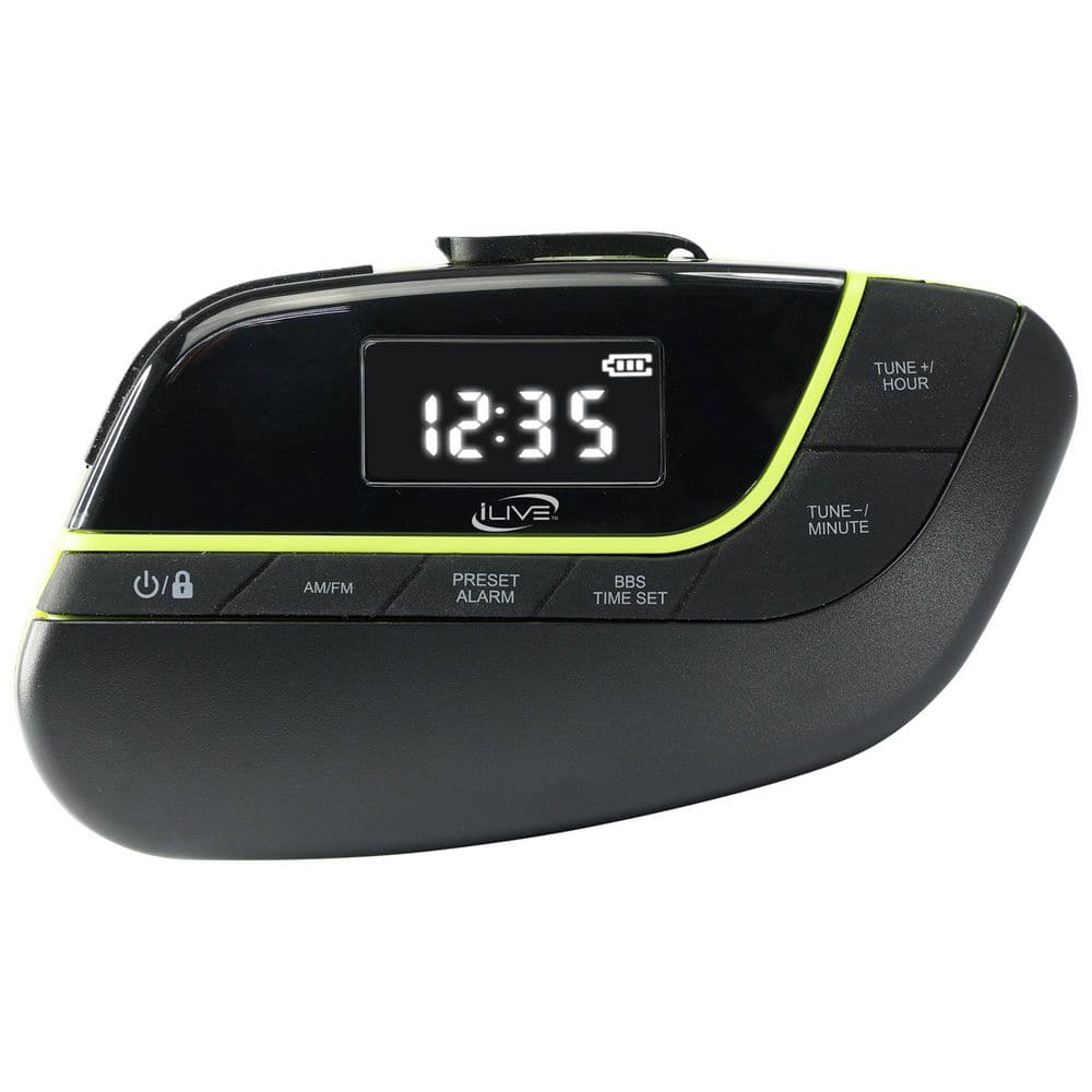 iLive IPX4 Water-Resistant Armband Radio IR703GN - The Home Depot