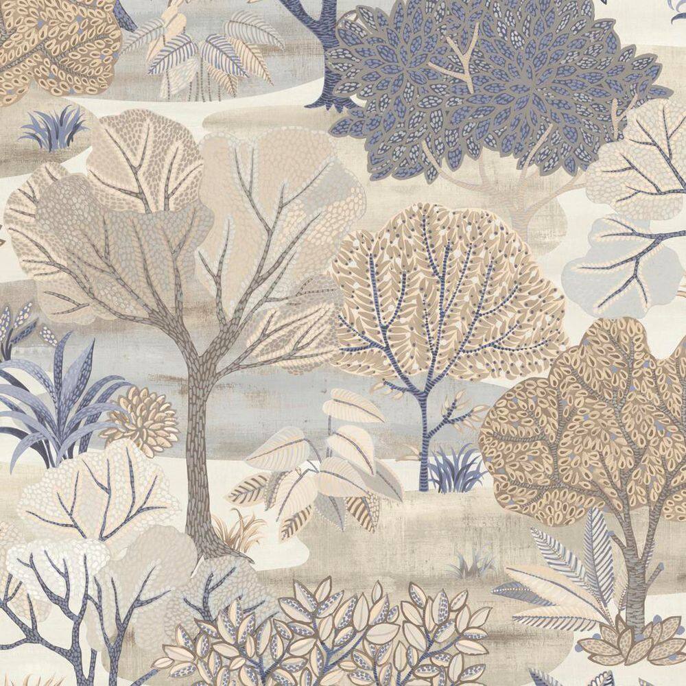 Veer Decor Allure Forest Beige Wallpaper Sample 8249-AE1-S - The Home Depot