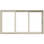 JELD-WEN V4500 Multi-Slide 105 in. x 80 in. Right-Hand Low-E White Vinyl 3-Panel Prehung Patio ...