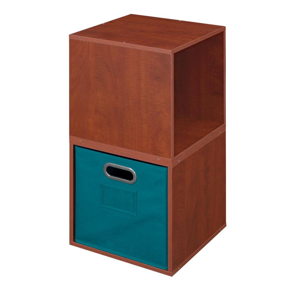 Regency 26 in. H x 13 in. W x 13 in. D Cherry Wood 3-Cube Organizer ...